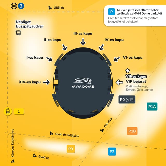 Szolgáltatások - MVM Dome